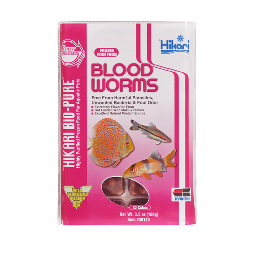 Hikari Blood Worms - Santa Rosa, CA - Caesar's Tropical Fish